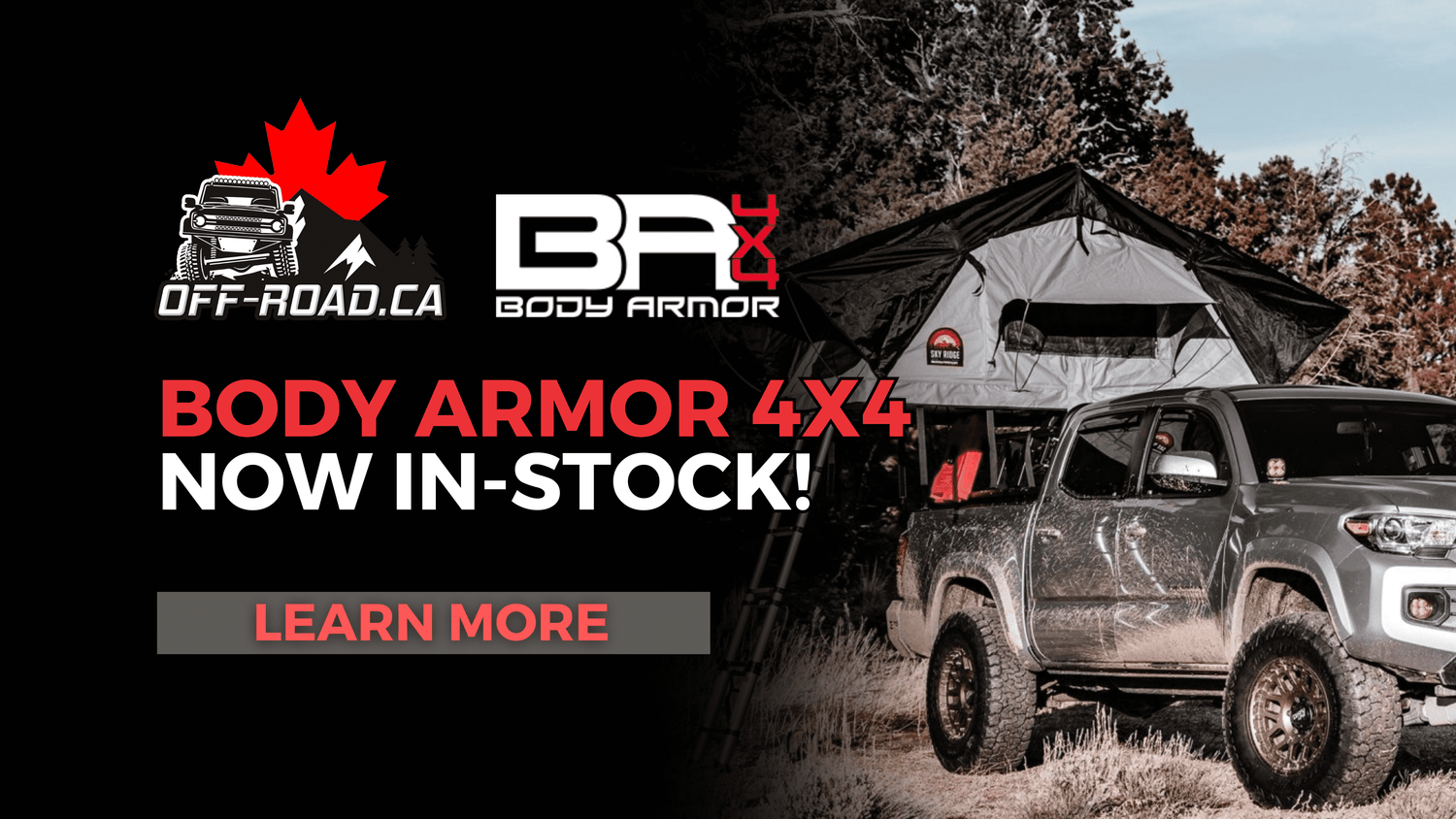 Gear Up for Fall Adventures with Body Armor 4x4: Shop Tents, Lighting – OFF-ROAD CANADA