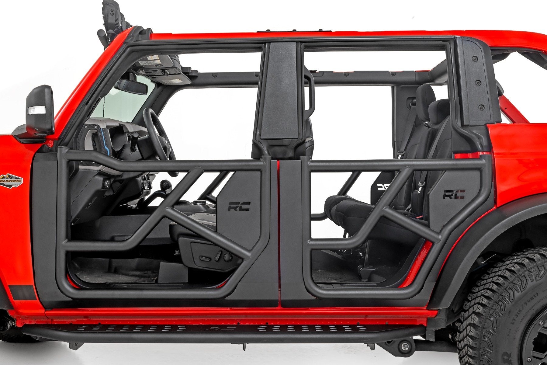 Rough Country 10658 | Tubular Doors | 4 Door | Ford Bronco (2021-2024 ...